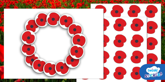 Remembrance Day Poppy Wreaths | twinkl.com.au