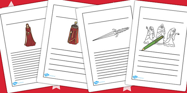 Macbeth Writing Frames