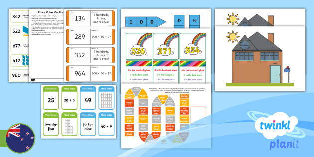 Level 2 Place Value Supporting Activity Pack (teacher made)
