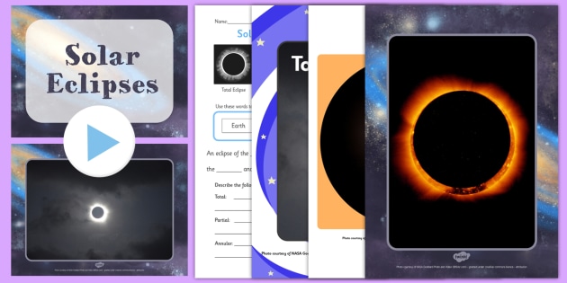 Solar Eclipse Resource Pack (teacher made)