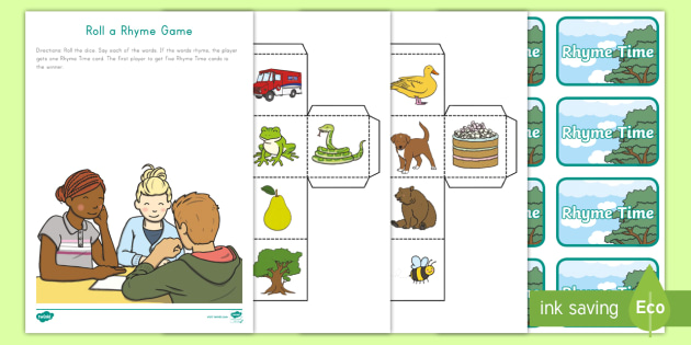 Roll a Rhyme Game