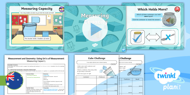 Year 2 Using Units of Measurement Measuring Capacity Lesson 1