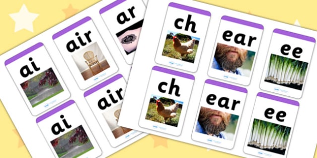 Phase 3 Matching Cards (teacher made)