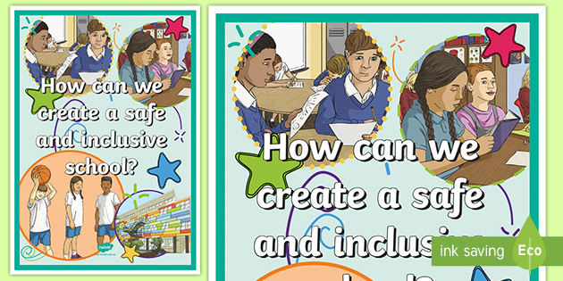 Valuing Diversity Inclusive Schools Display Poster
