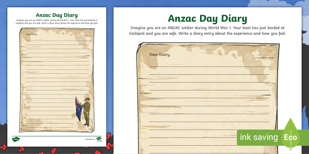 Anzac Day Template | Twinkl Learning Resources