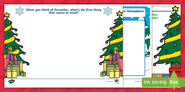 FREE! - December Drawing Prompts (teacher made)