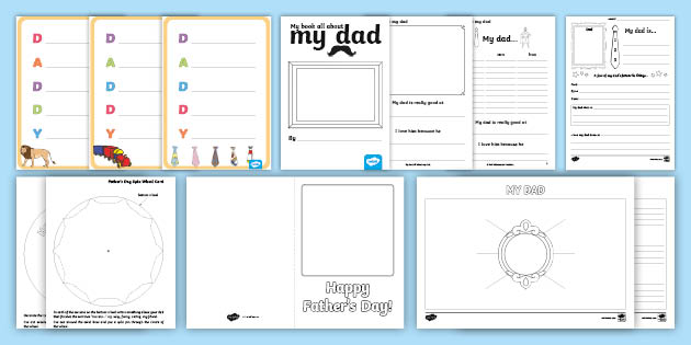 Top 10 Father's Day Resource Pack (teacher made)
