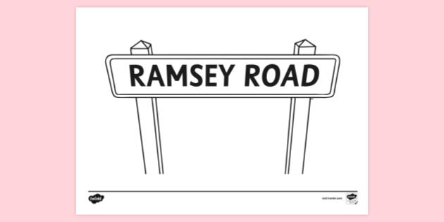 FREE! - Road Sign Colouring | Colouring Sheets