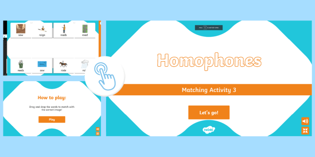 Homophones Interactive Game | CfE Second Level Resources