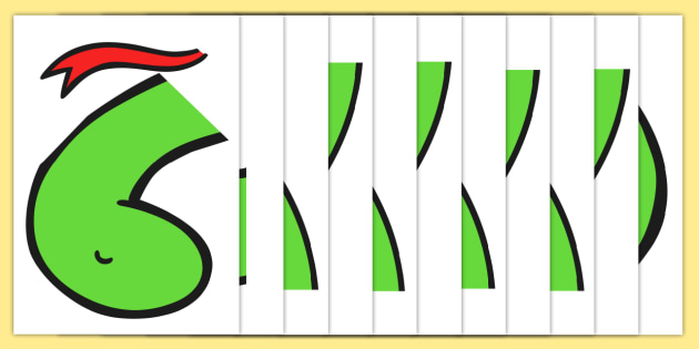 Counting in 10s Editable Number Snake Display Activity