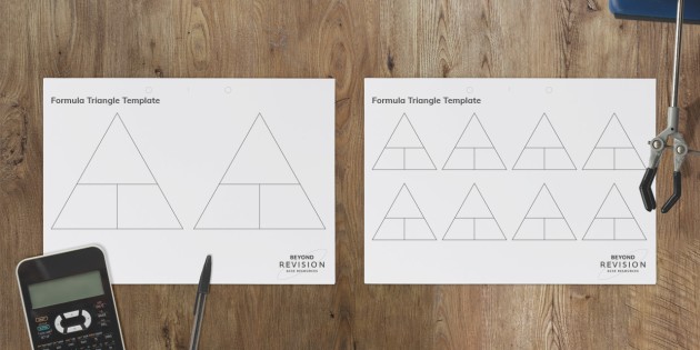 FREE! - Formula Triangle Template (teacher made)