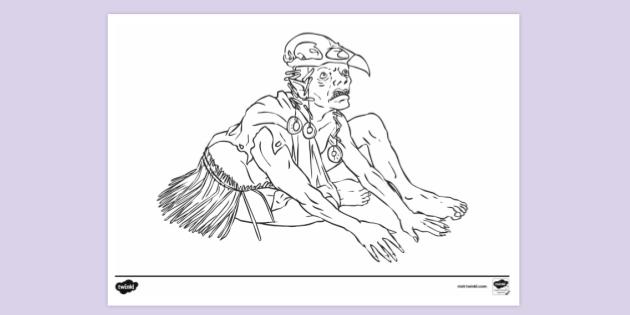 FREE! - Caliban Colouring Sheet Colouring | Colouring Sheets