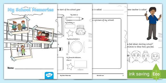 My School Memories Book (teacher made)