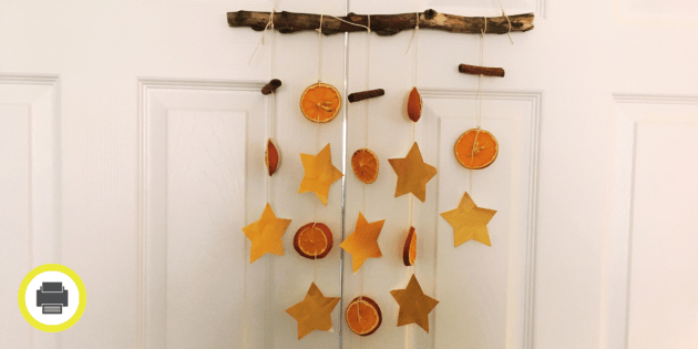 Christmas Wall Hanging Decorations Craft (teacher made)