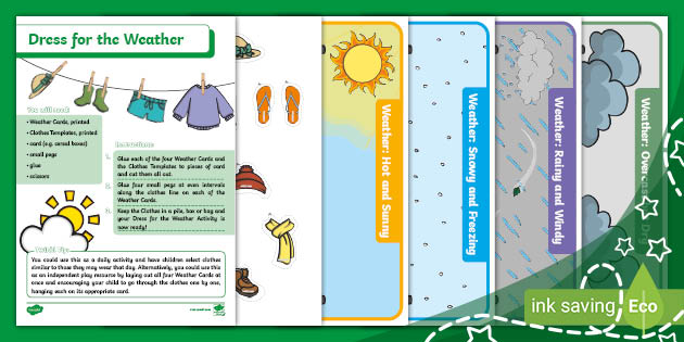 Dress for the Weather Activity