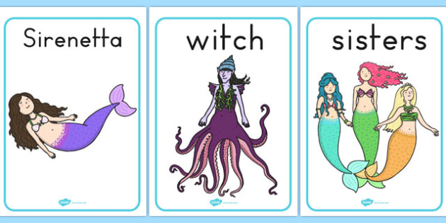 The Little Mermaid Display Posters