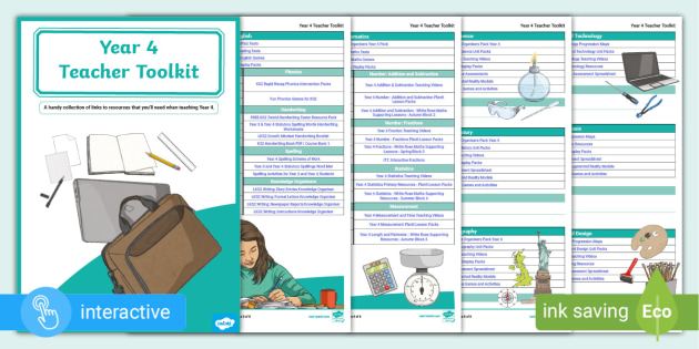 FREE! - Year 4 Teacher Toolkit (teacher made)