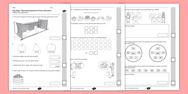 Reasoning Practice Multiplication, Division and Fractions