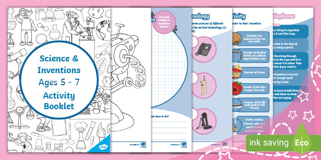 Science & Inventions Activity Booklet (Ages 5 - 7)