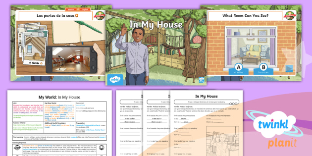 👉 PlanIt Year 5 Spanish Lesson: In My House