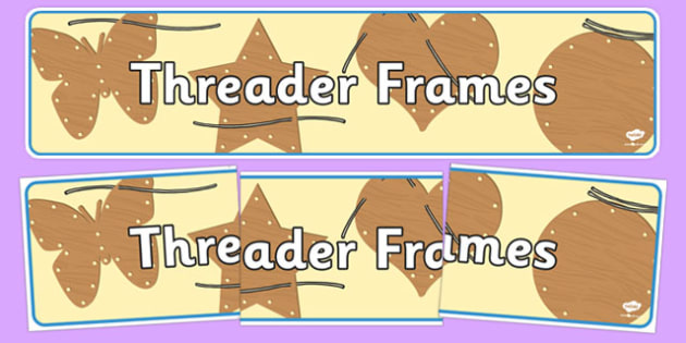 Threader Frame Display Banner