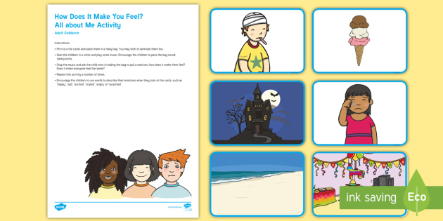 How Does It Make You Feel? All About Me Activity