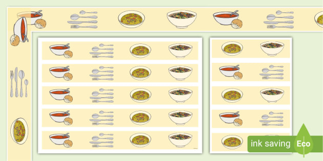 Silly Soup Display Border