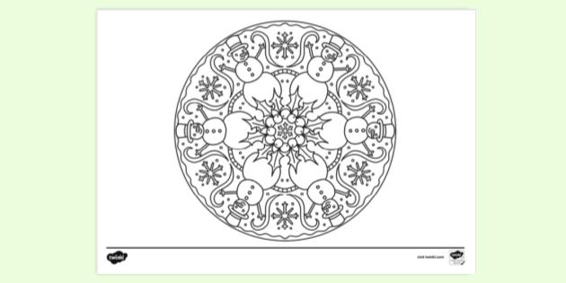 Mandala Colouring Pages | twinkl.co.uk