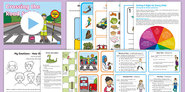 Early Level P1 Health and Wellbeing Home Learning Resource Pack