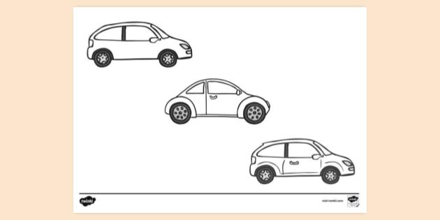 FREE! - Cars Colouring | Colouring Sheets (teacher made)