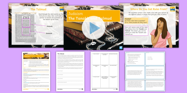 Judaism: The Tanakh and Talmud Lesson Pack (teacher made)