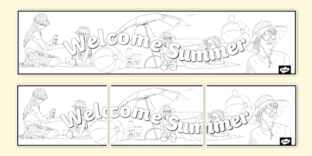 Summer Display Banners | twinkl.com.au