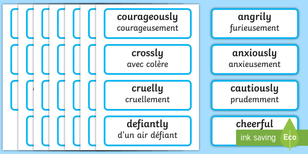 French Adverbs | twinkl.ca