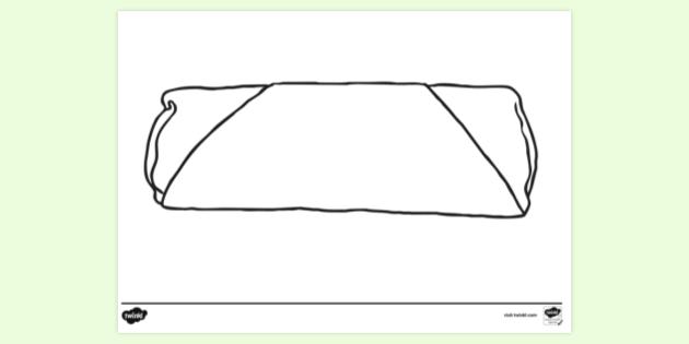 FREE! - Spring Roll Colouring | Colouring Sheet