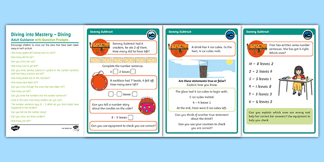👉 White Rose Maths Compatible Y1 Subtraction How Many Left?(2)
