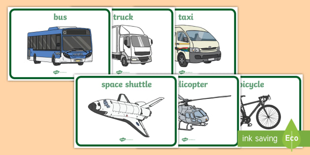 FREE! - Transport Display Posters (teacher made)