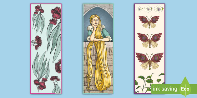 Pretty Theme Bookmarks To Print