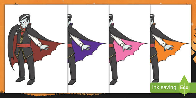 FREE! - Editable Halloween Vampires (A4) (teacher made)