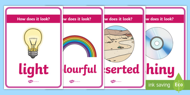 Sensory Table (Sight) Display Posters (teacher made)