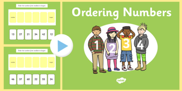 Ordering 2-Digit Numbers PowerPoint (teacher made)