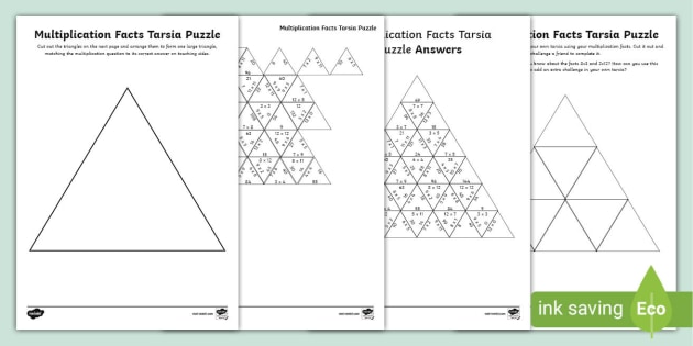 Multiplication Facts Tarsia (teacher made)