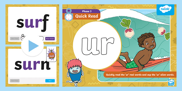 Phase 3 Quick Read ur PowerPoint (teacher made)