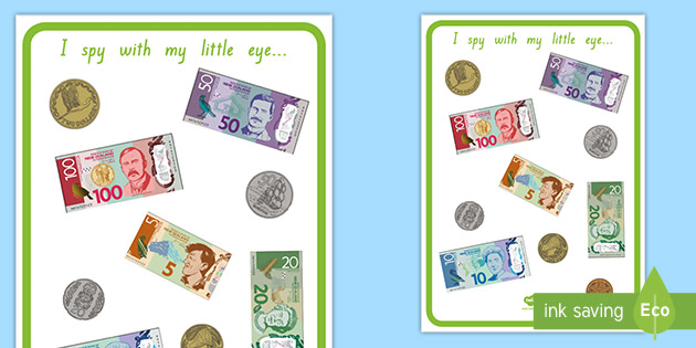 Money I Spy Activity (teacher made)
