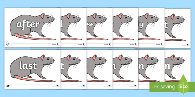 FREE! - Connectives on Rats (teacher made)