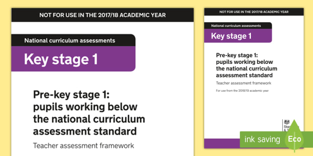 Pre-Key Stage 1: Pupils Working below the National Curriculum Assessment