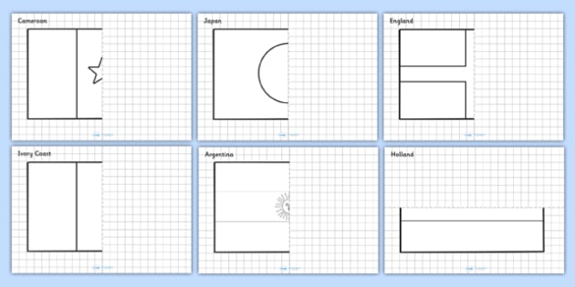 Football World Cup Symmetry Worksheets - world cup, sports, pe