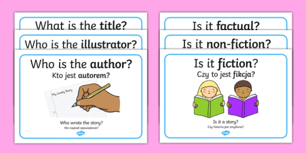 Reading or Book Area Signs Polish Translation (Teacher-Made)