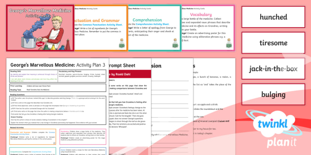 George’s Marvellous Medicine Guided Reading 3 Y3 to Support Teaching On