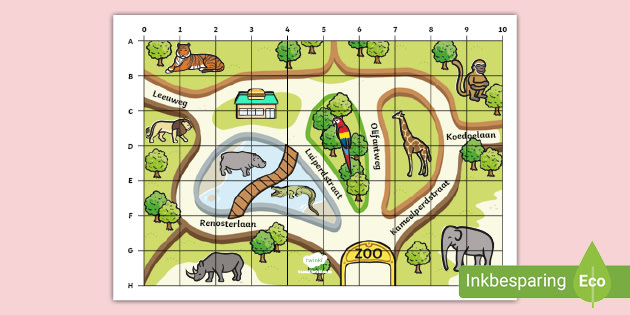 By Die Dieretuin Kaartvaardighede