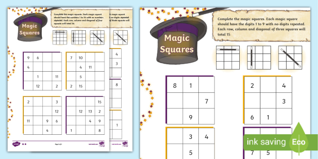 Magic Squares | twinkl.com.au